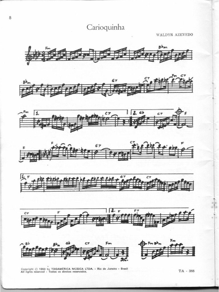 Carioquinha - Waldyr Azevedo | PDF