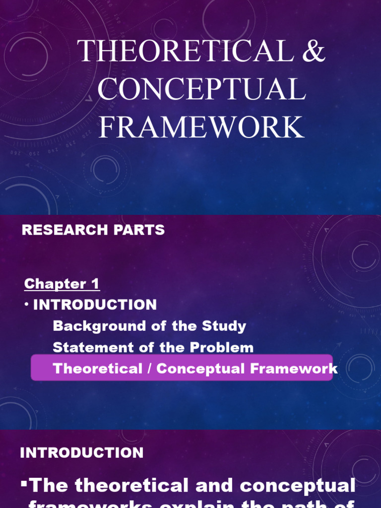 Lesson 11 Theoretical Conceptual Framework | PDF | Theory | Conceptual Model