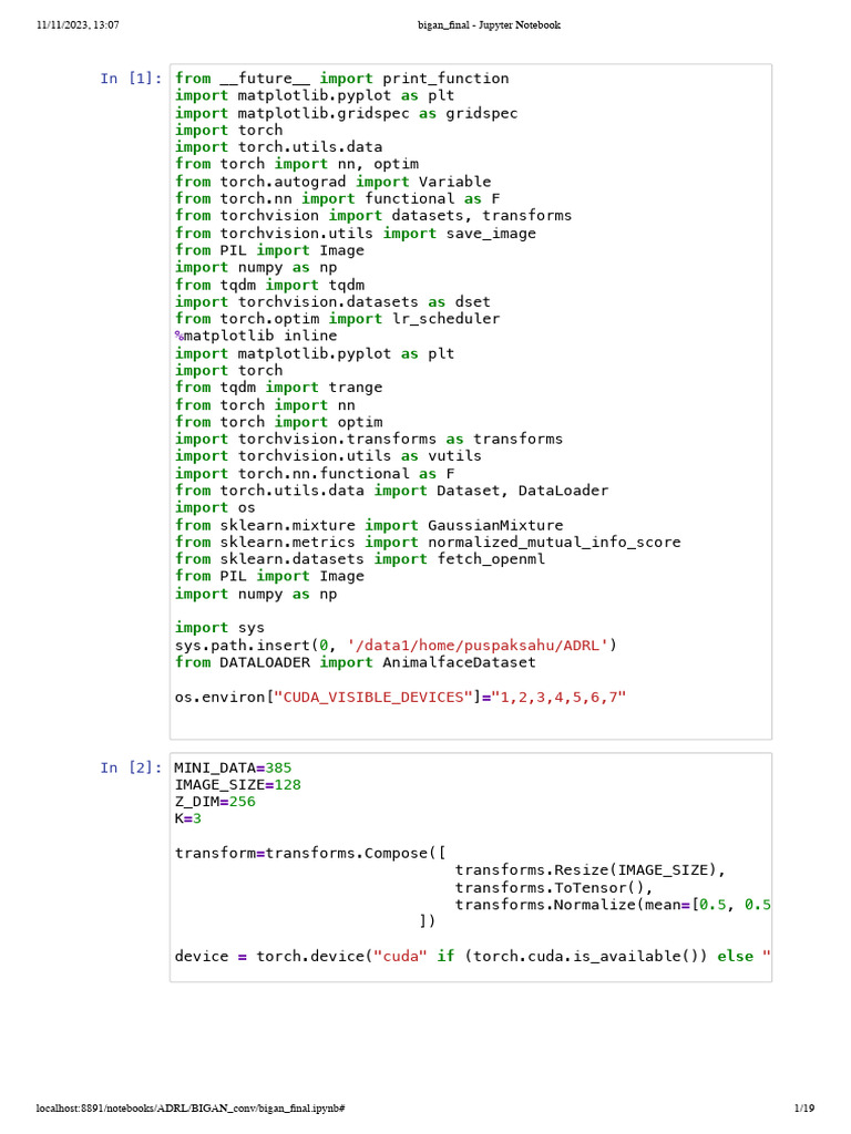 Bigan Final Jupyter Notebook Pdf Machine Learning Applied Mathematics