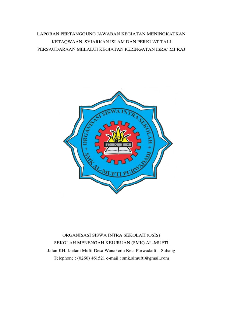 LPJ Isra' Mi'raj 2024 | PDF | Agama & Spiritualitas