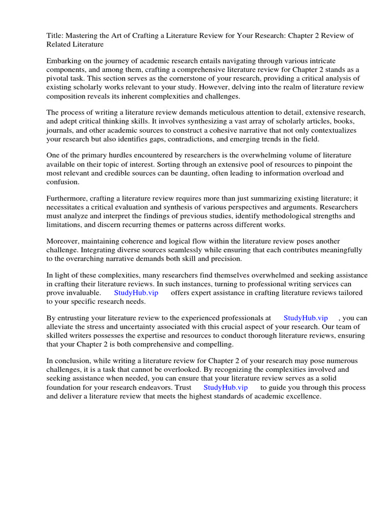 Research Chapter 2 Review of Related Literature | PDF | Learning ...