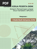 MODUL SPLDV Kelas VIII | PDF