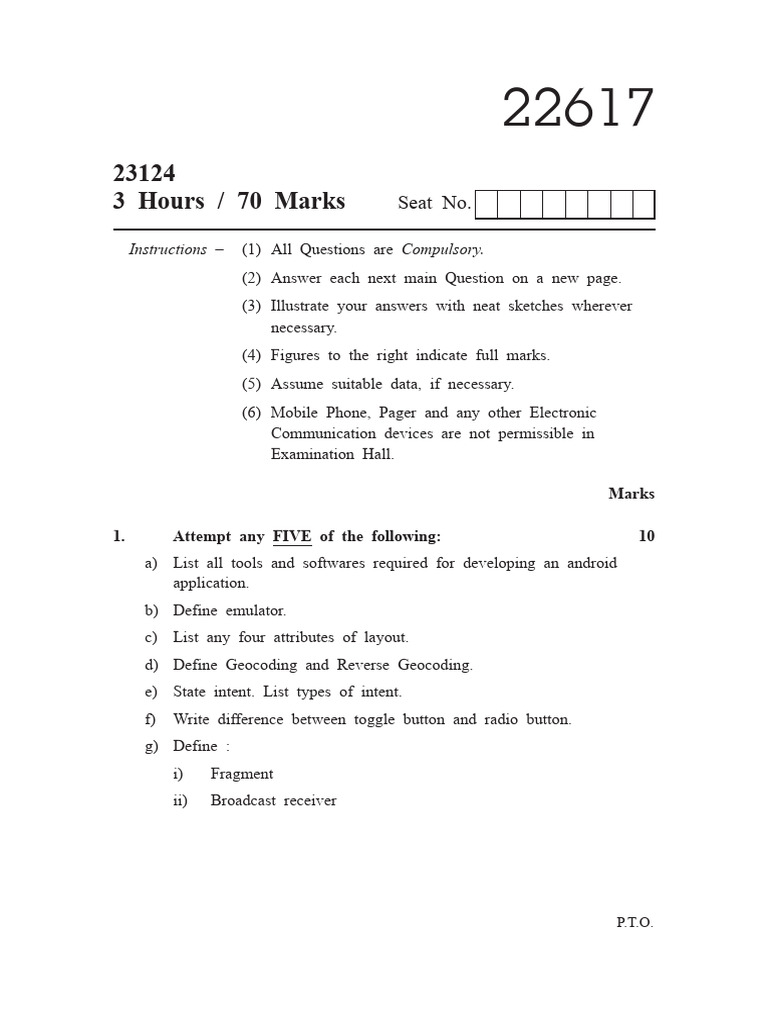2023 Winter Question Paper (Msbte Study Resources) | PDF | Apache Hadoop | Big Data