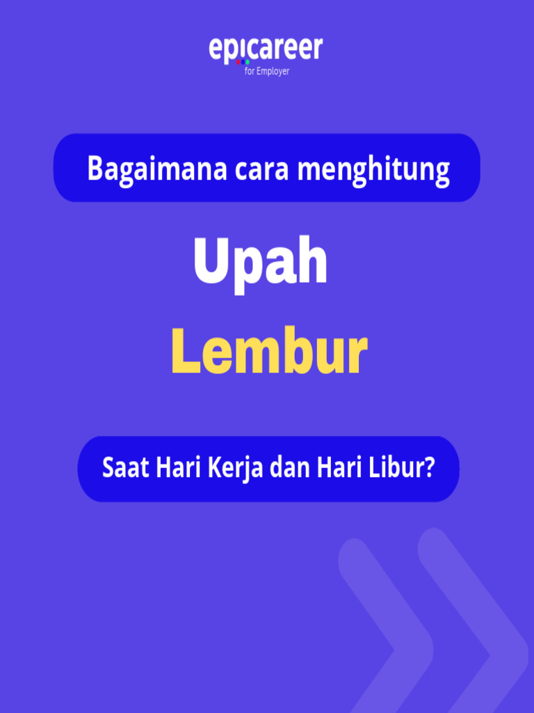 Perhitungan Upah Lembur | PDF