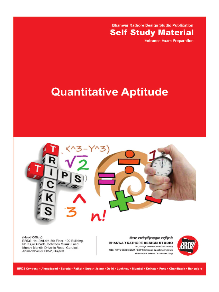 Quantitative Aptitude Pdf Mathematics Arithmetic