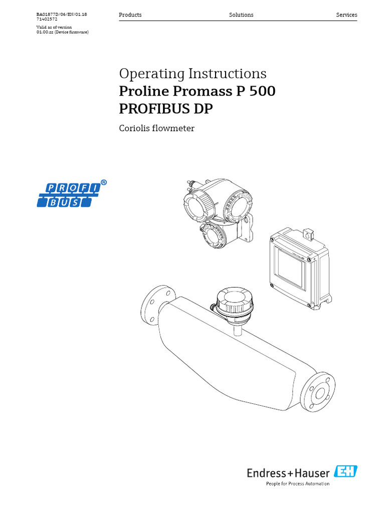 Proline Promass P 500 Operating Guide | PDF | Safety | Instrumentation