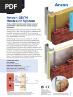Ancon Head Restraints for Masonry Walls | PDF