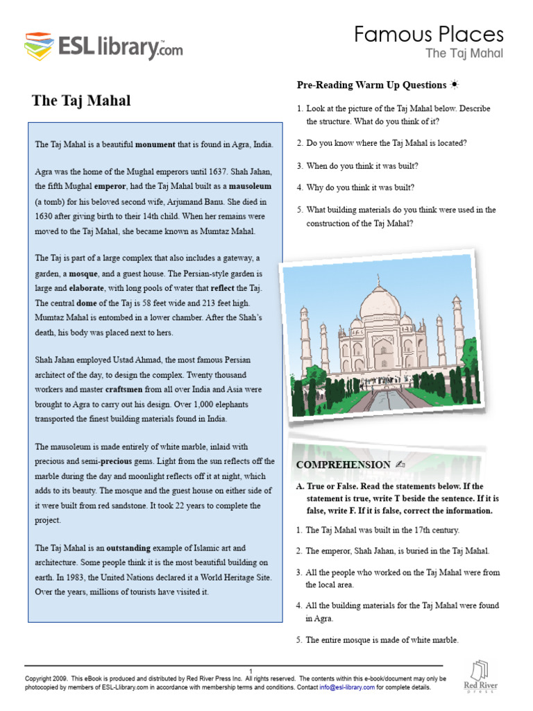 Taj Mahal | PDF