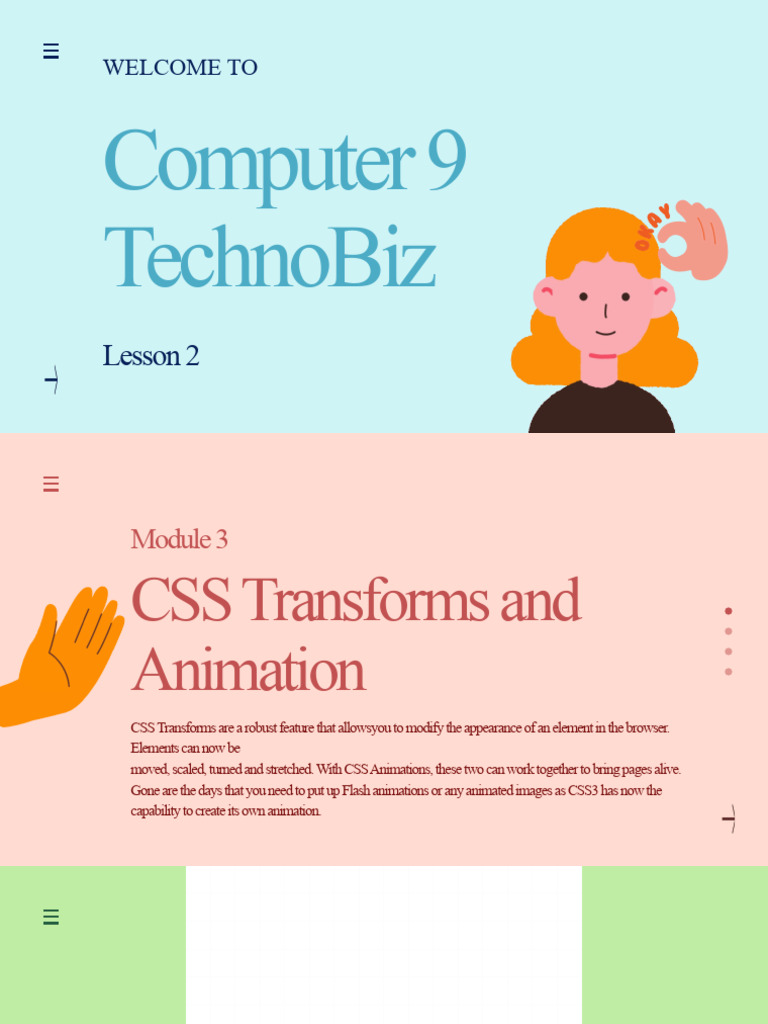 Computer CSS Transforms and Animations | PDF