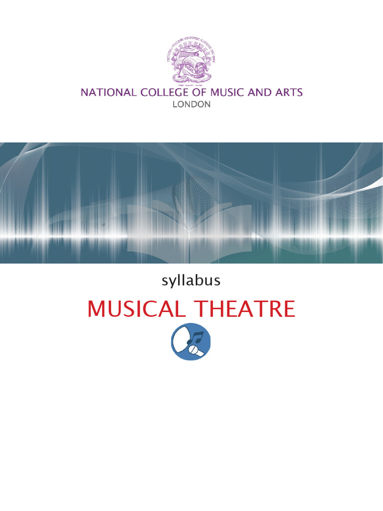 Syllabus Musical Theatre | PDF | Musical Theatre | Thesis