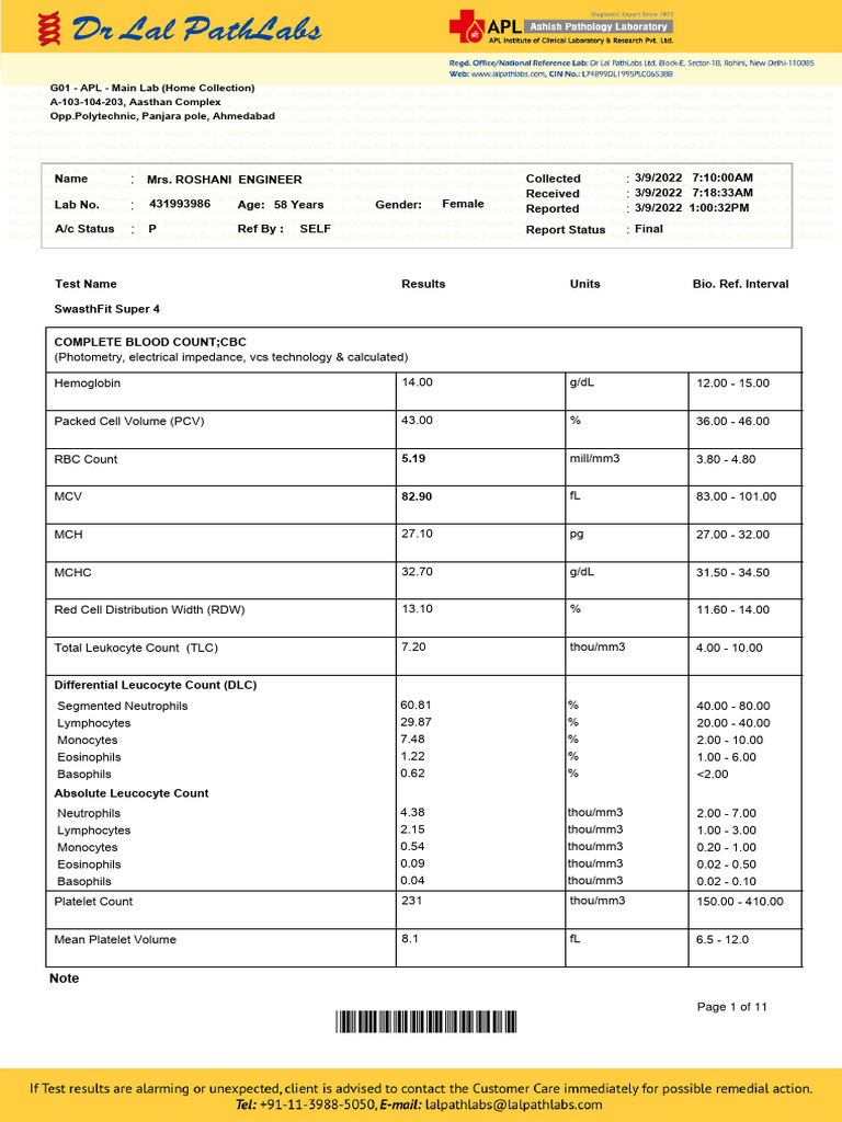 Report sep 22 | PDF | Low Density Lipoprotein | Cholesterol