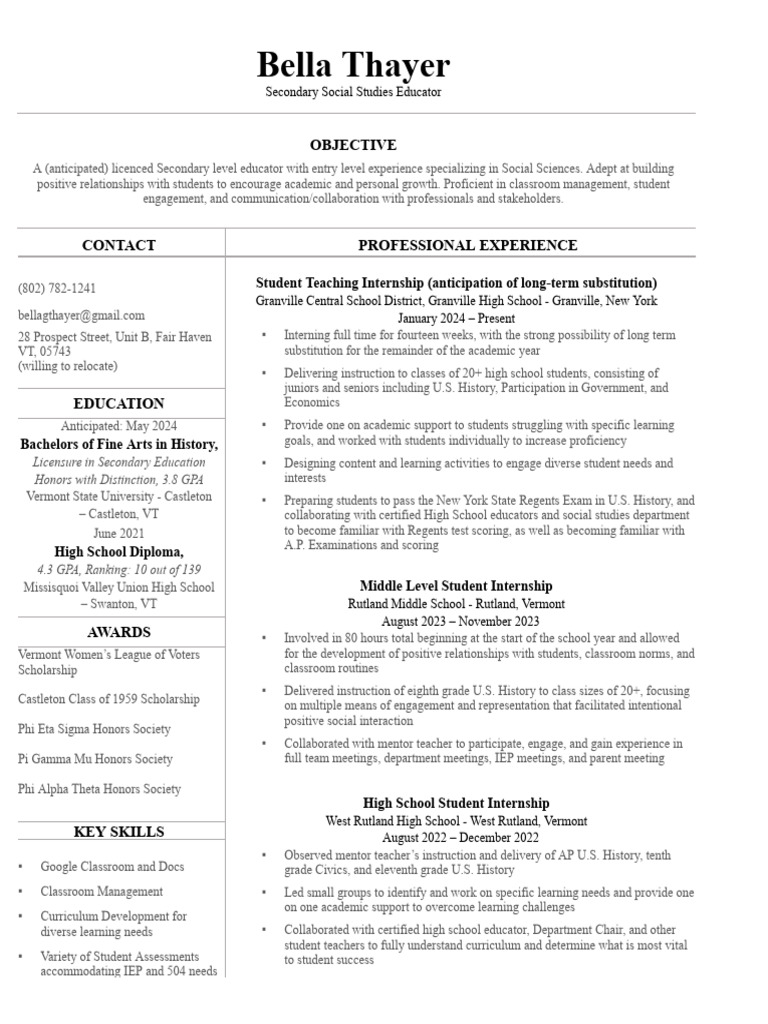 Updated Resume 2024 | PDF
