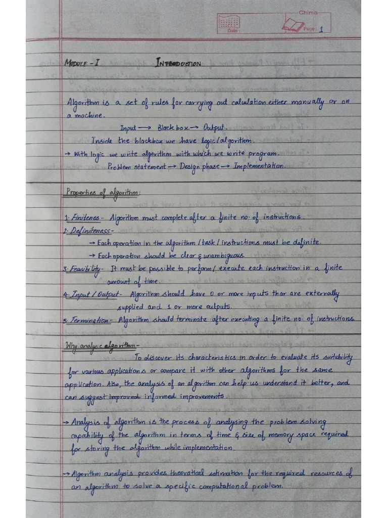 Algorithmic Design Techniques Notes | PDF