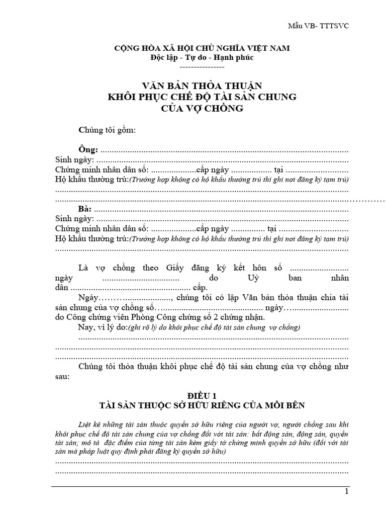 VB Khoi Phuc Che Do TS Chung Vo Chong | PDF