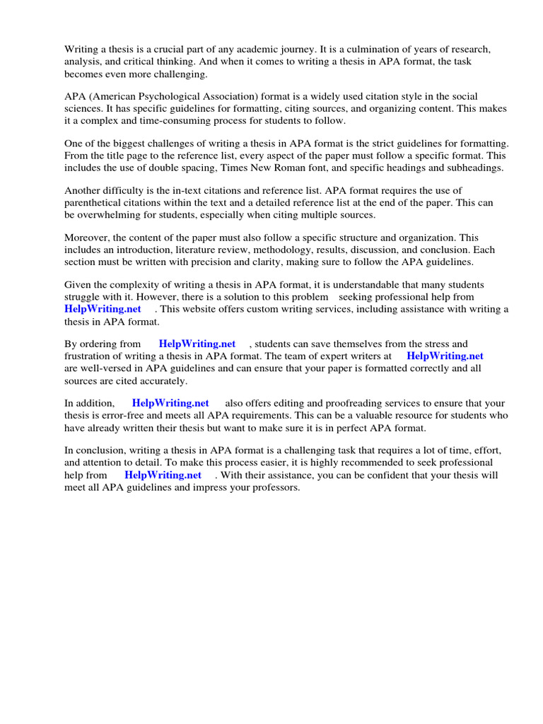 Apa Format Term Paper Sample | Download Free PDF | Apa Style | Citation