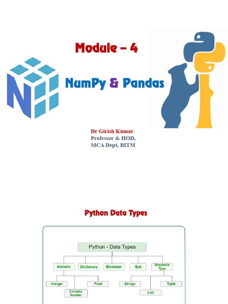 22mbada303 Module 4 | PDF | Computing | Computer Programming