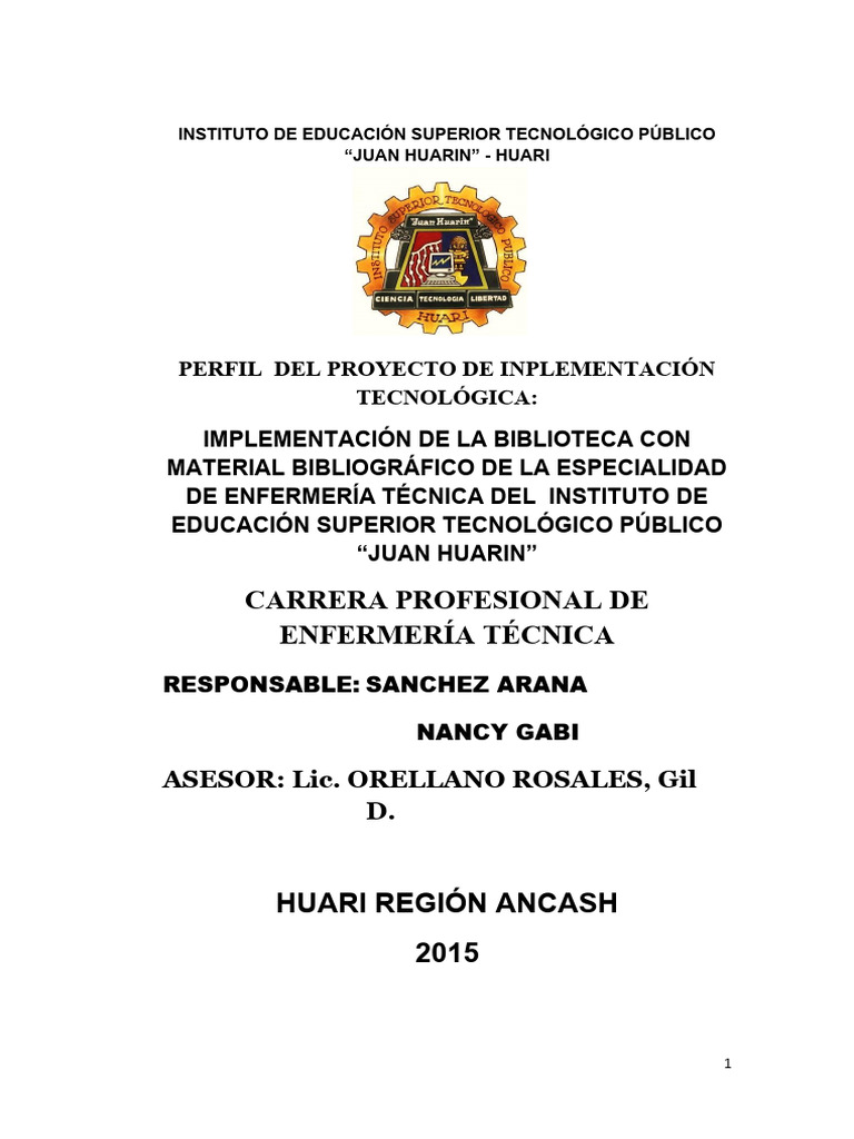 Perfil Proyecto Gaby | PDF | Aprendizaje | Enseñando