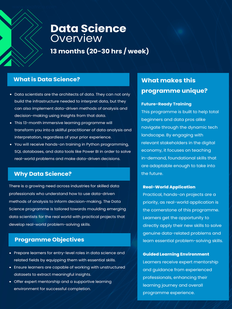 Data Science Course Overview | PDF | Data Science | Data Data Science Course Overview | PDF | Data Science | Data