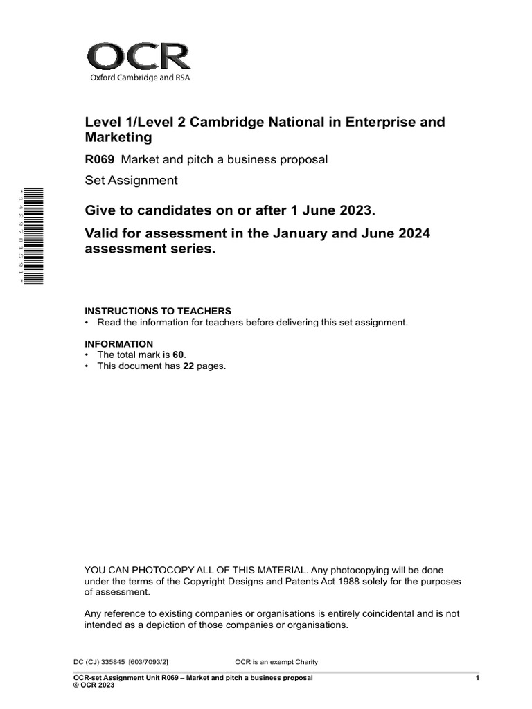 RO69 Brief | PDF | Brand | Nonverbal Communication
