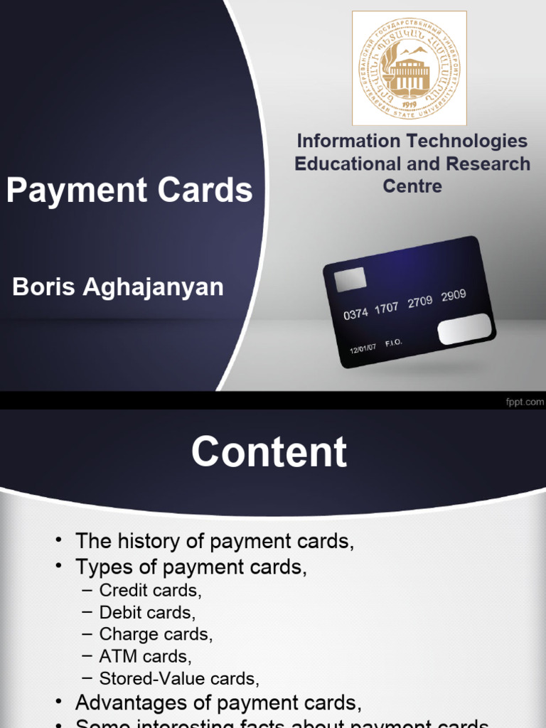 Payment Cards | PDF | Debit Card | Credit Card