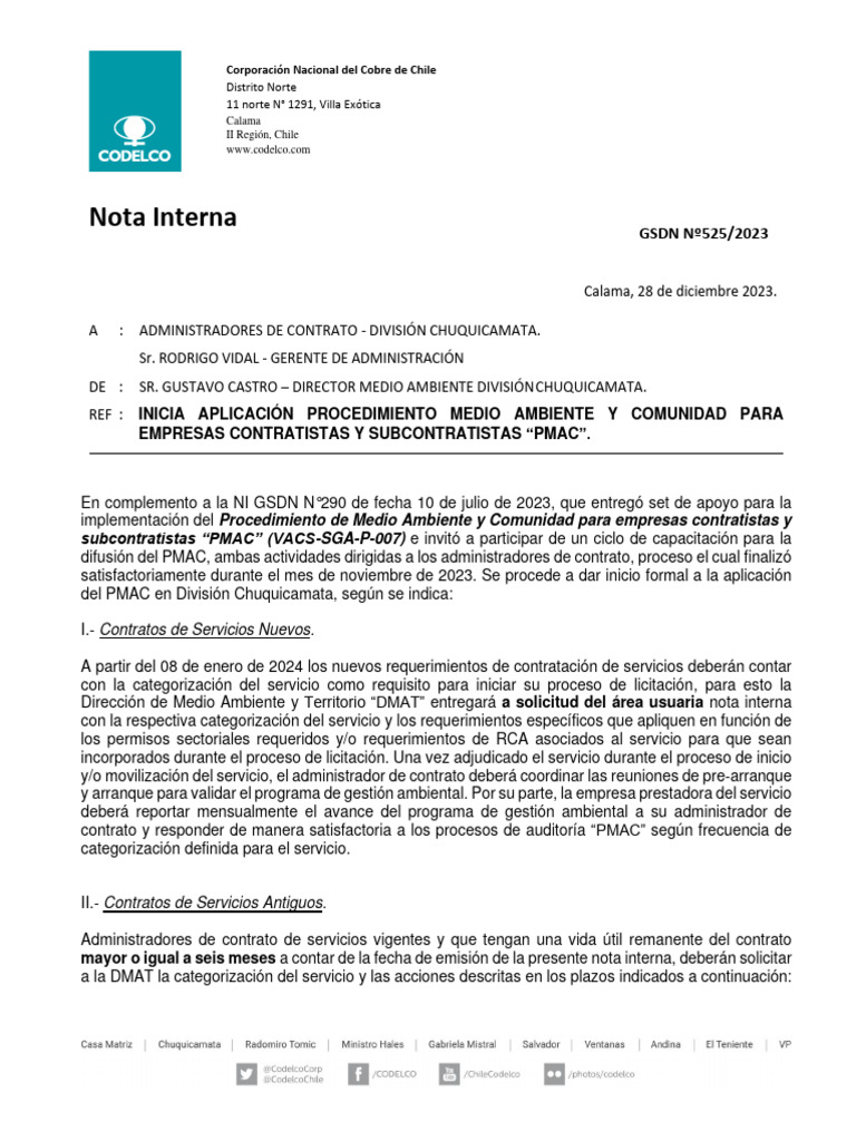 NI GSDN 525-2023 PMAC (1) | PDF