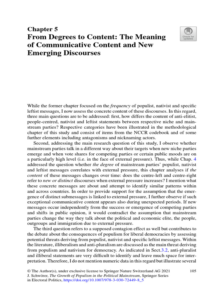 Political Discourse Shifts Analyzed | PDF | Populism | Nativism (Politics)