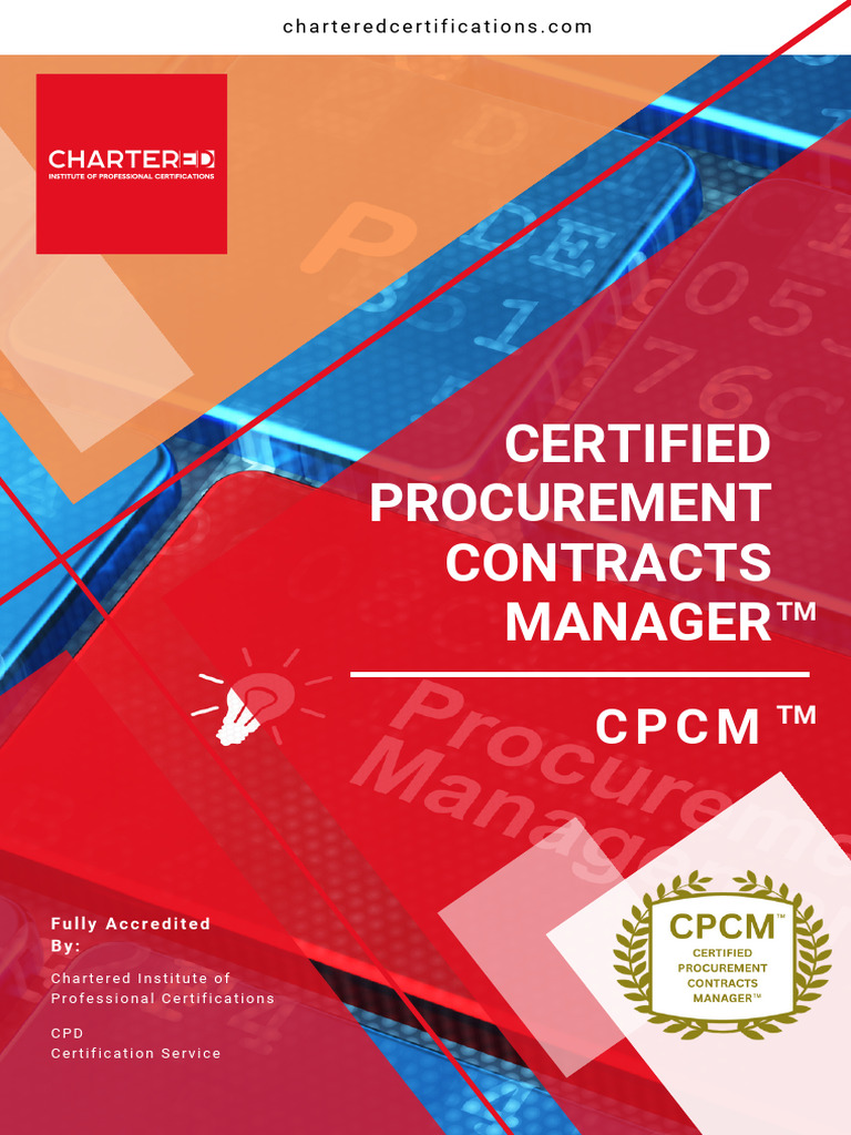 c9104 Certified Procurement Contracts Manager CPCM Brochure 2 | PDF ...