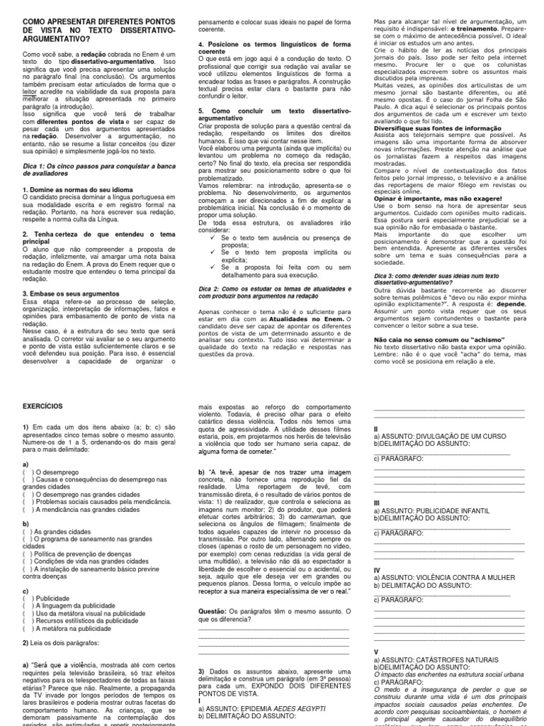 Redação Enem Material Patrick | PDF | Comunicação humana