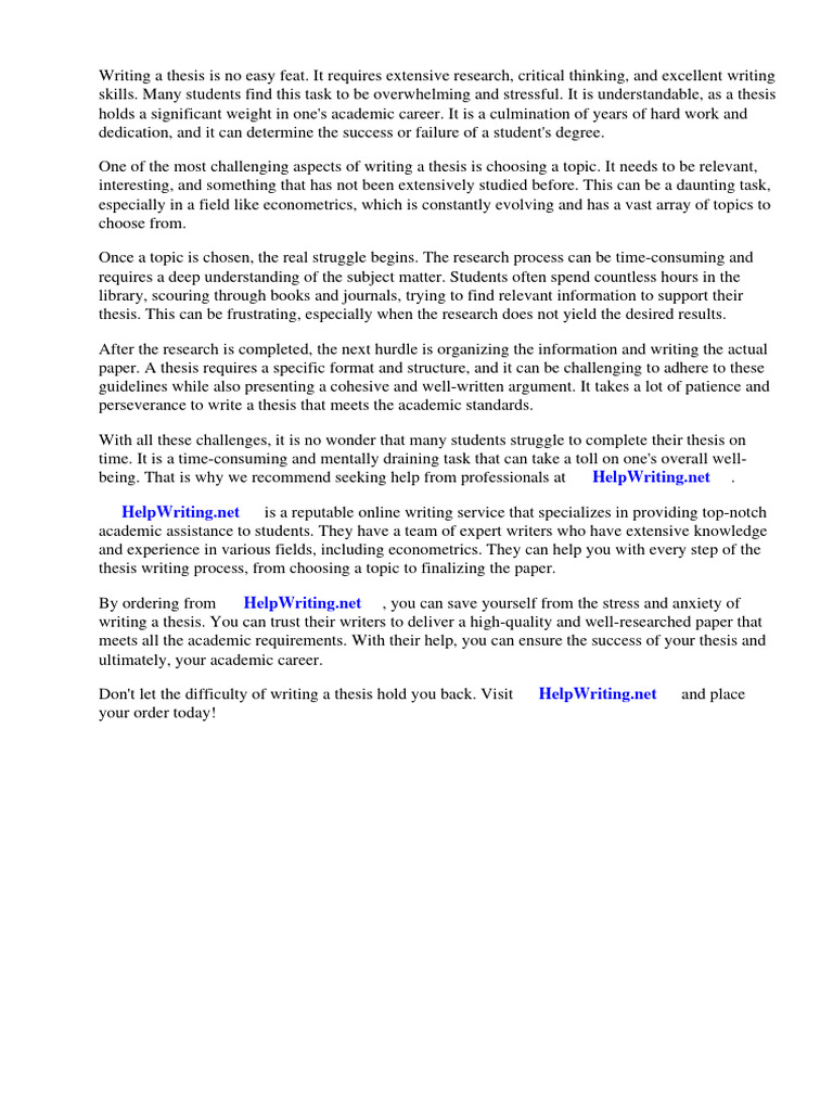 Econometrics Term Paper Example | PDF | Econometrics | Coefficient Of ...