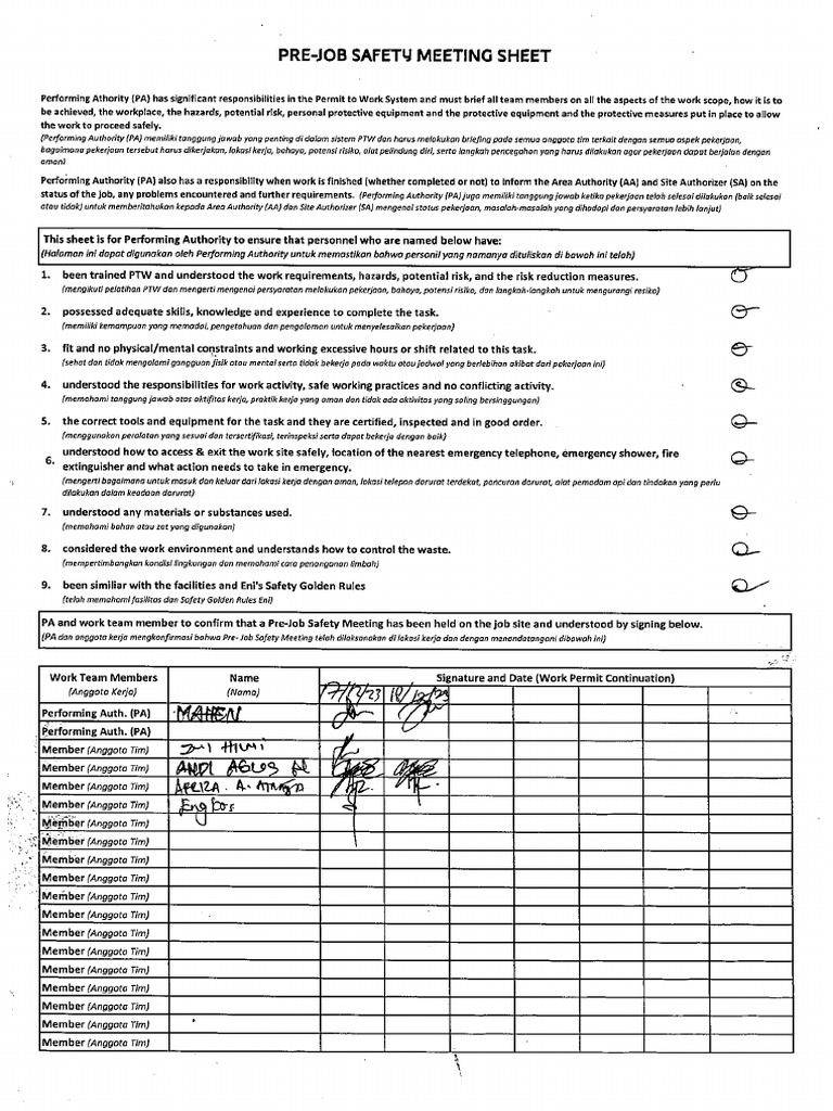 Scan PJSM 18 Des | PDF