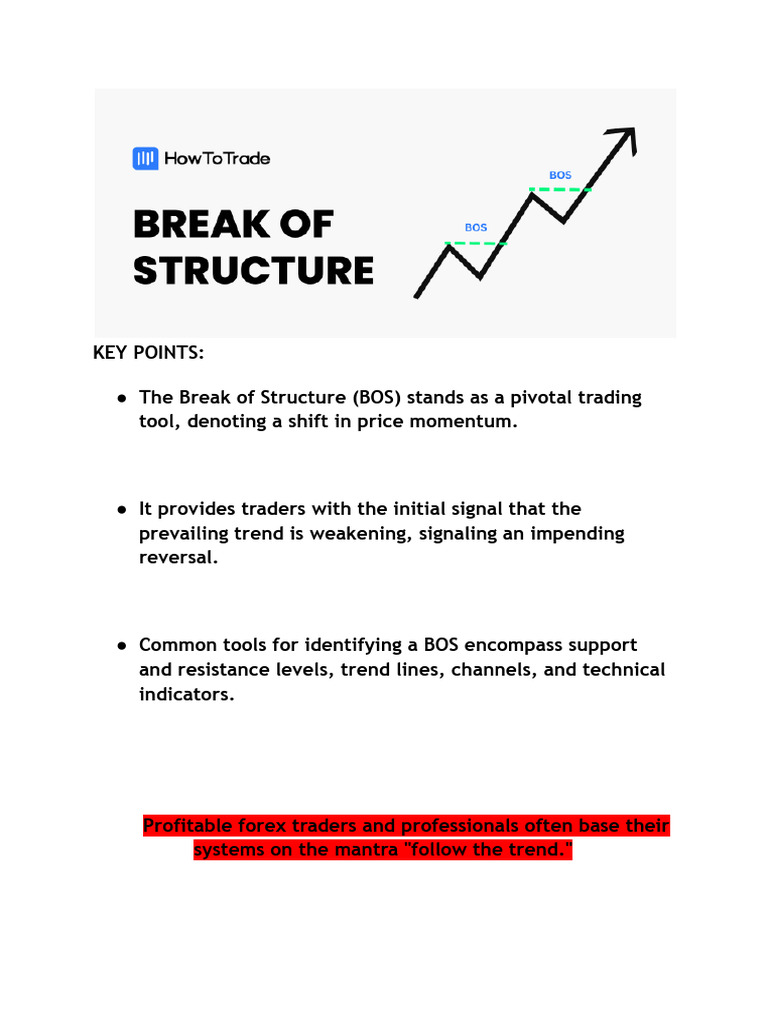 Break Of Structure Bos Pdf