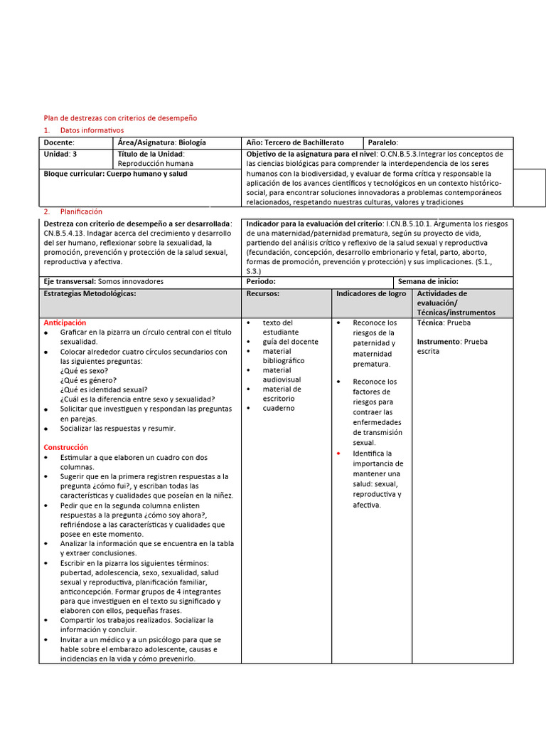 Alren Bach G B3 U4 2 | PDF | La sexualidad humana | Control de la natalidad