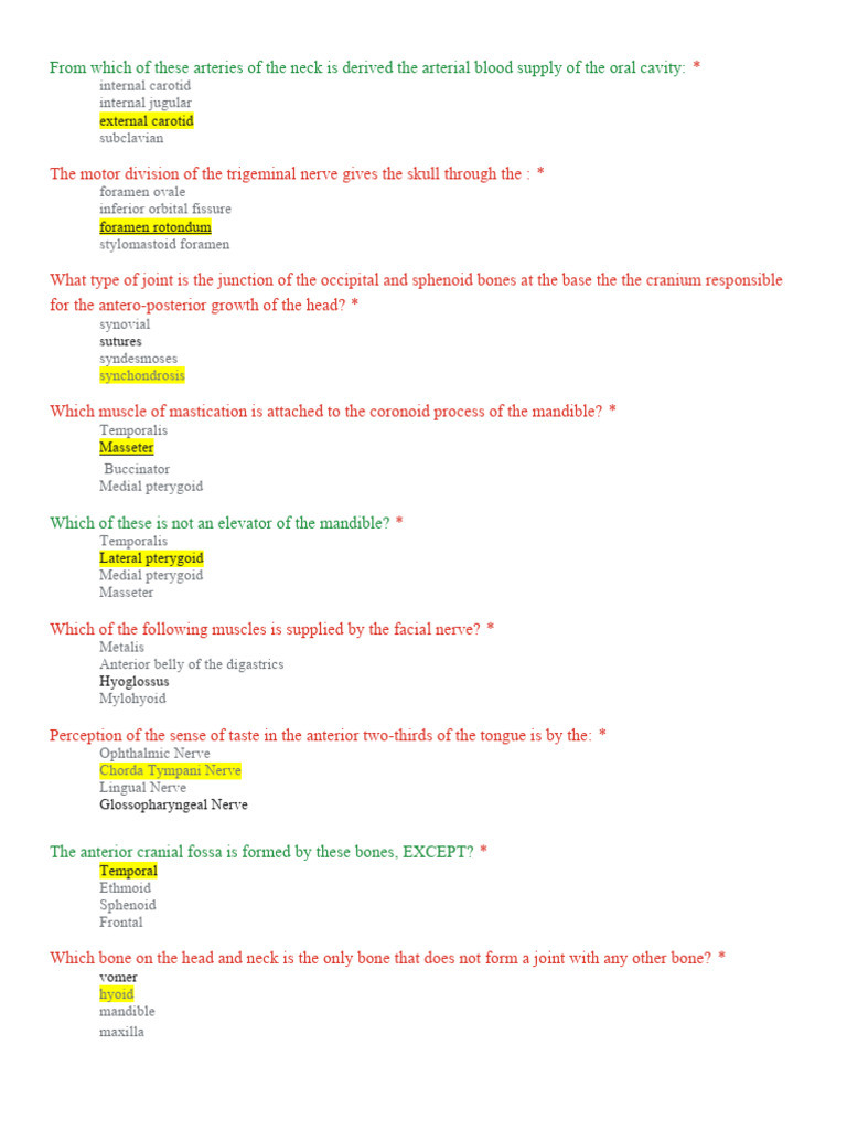 General Anatomy Pdf Lung Skull