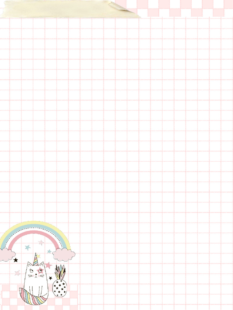 Cartoon Unicorn Diary-WPS Office | PDF