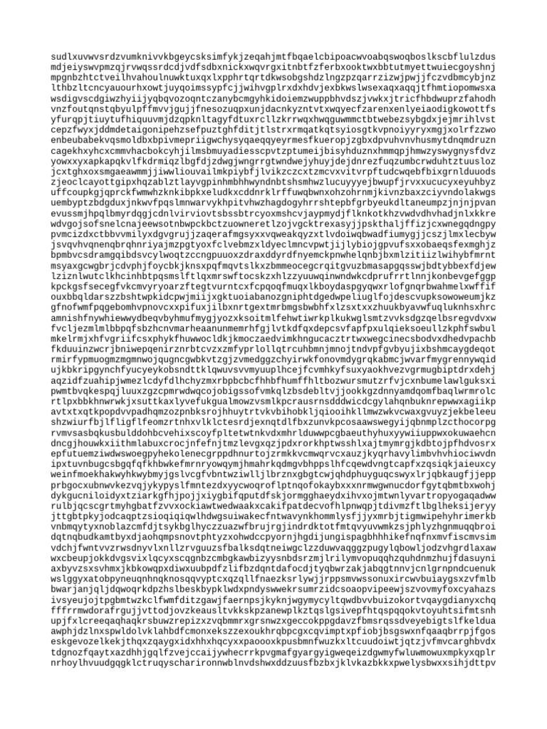 Random Text Analysis | PDF