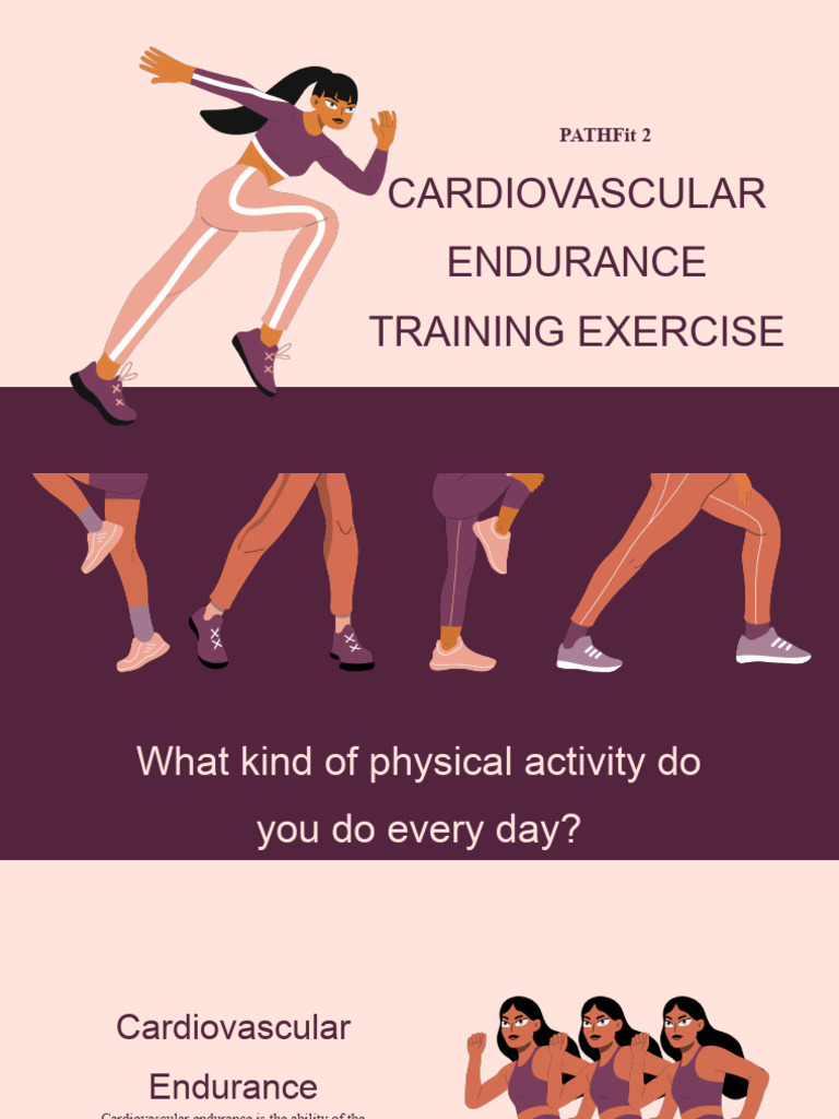 Cardiovascular Endurance Training Guide | PDF | Aerobic Exercise ...