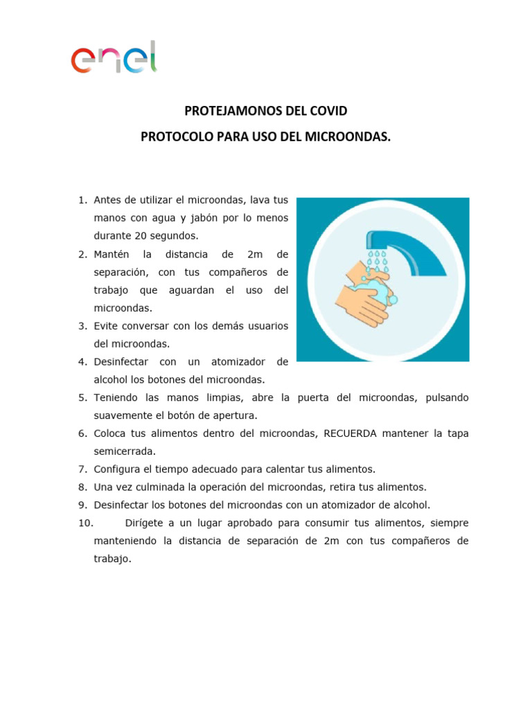 Uso Del Microondas | PDF