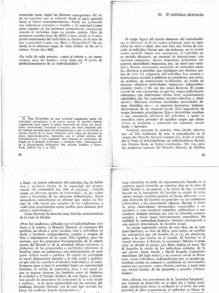 El Individualismo - Steven Lukes | PDF