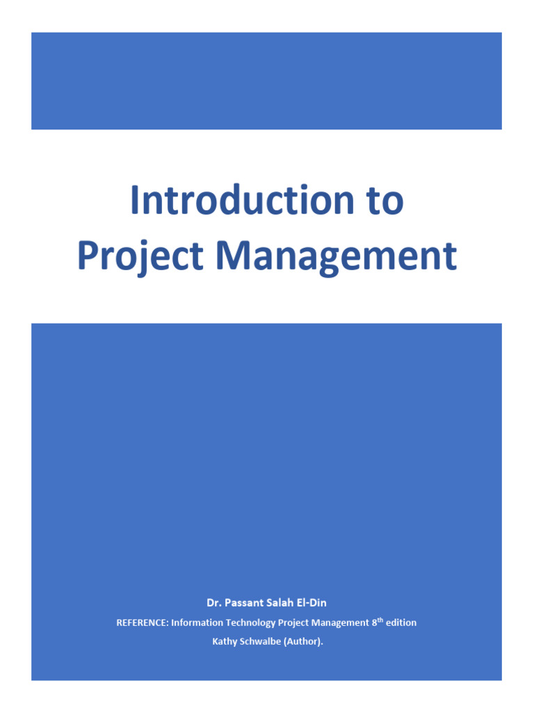 1.chapter 1 - Introduction To Project Management | PDF | Project ... 1.chapter 1 - Introduction To Project Management | PDF | Project ...