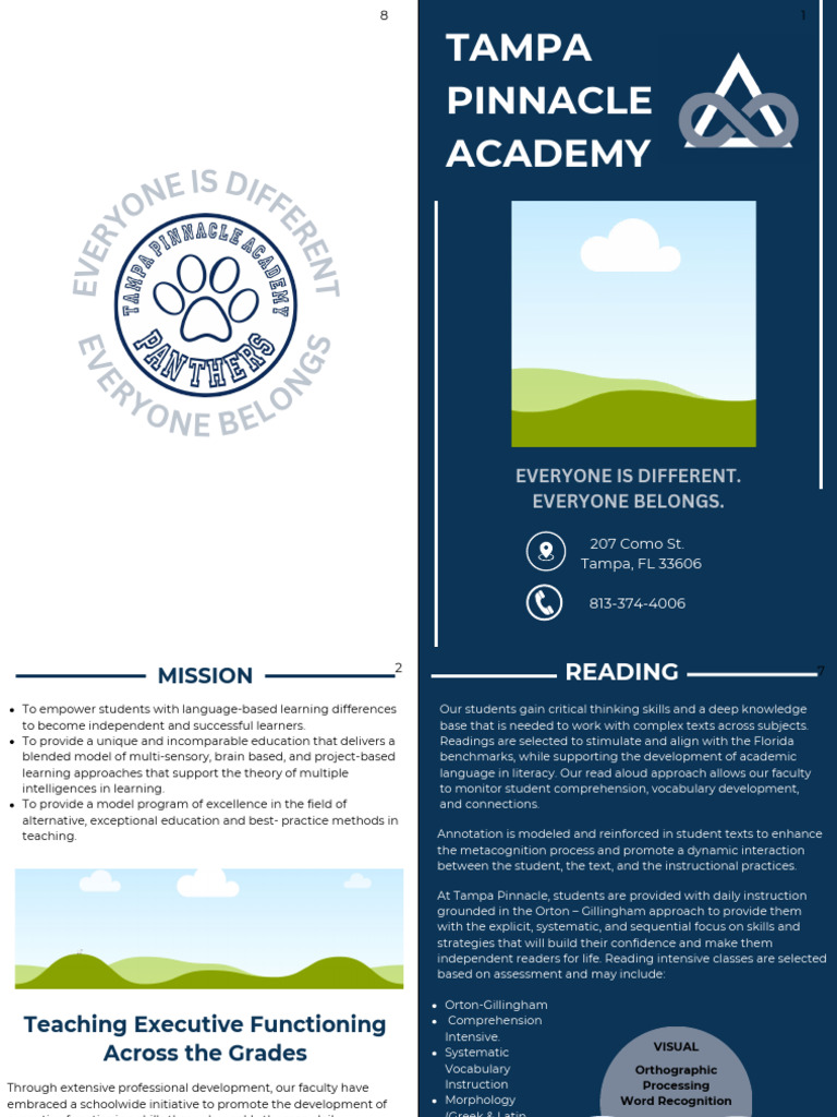 Tpa Brochure | PDF | Reading Comprehension | Learning