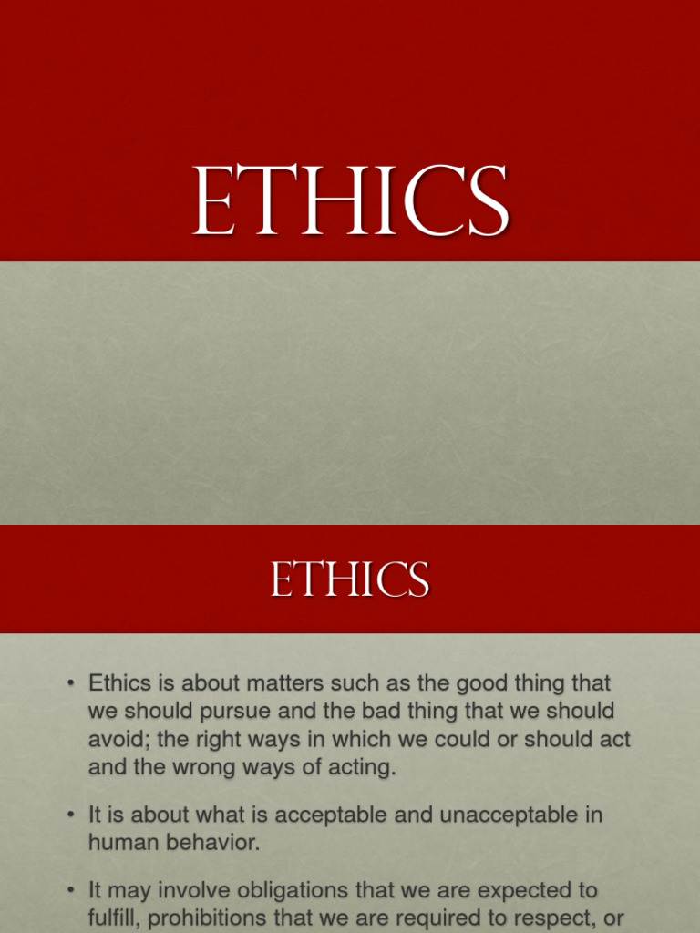 Ethics | PDF | Divine Command Theory | Self