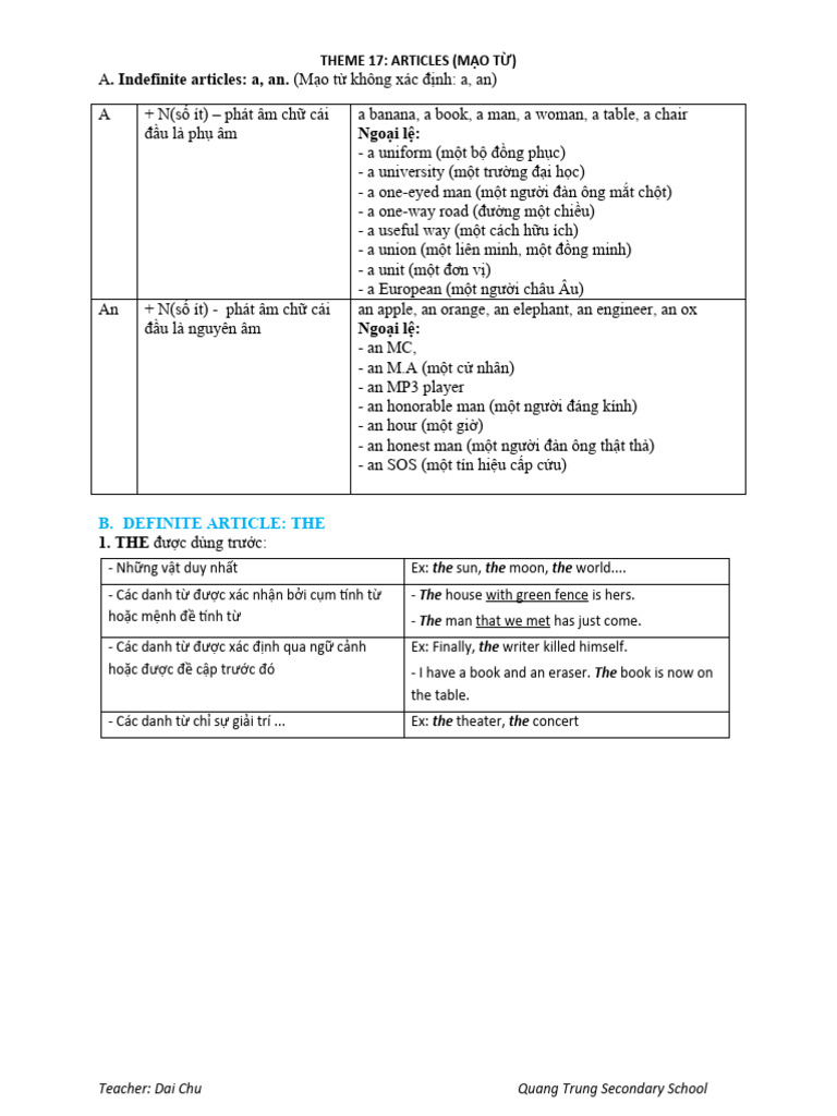 Grade 7 - Unit 12 - Grammar | PDF