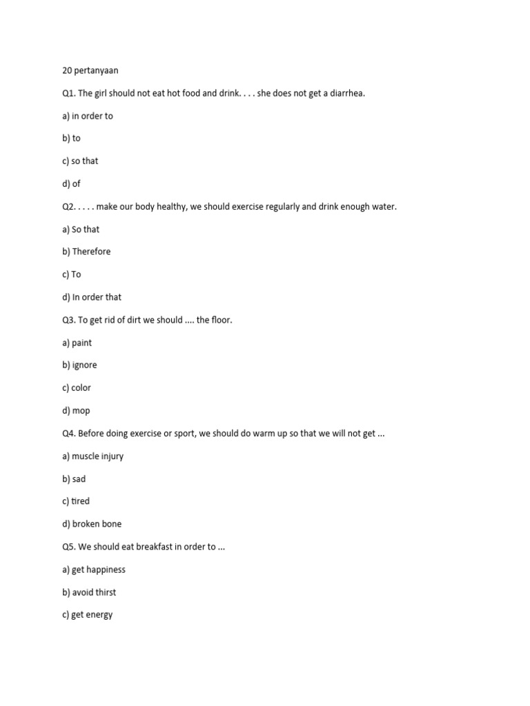 Purpose and Intention Questions Quiz | PDF | Career & Growth | Self ...