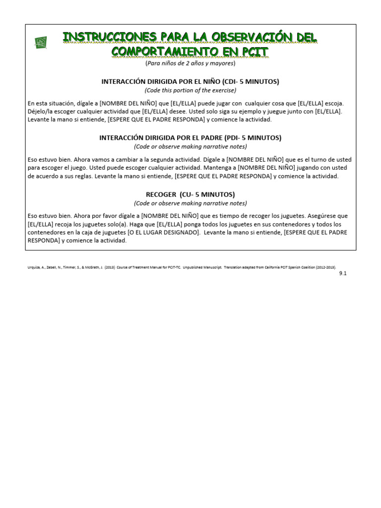 Manual de Tratamiento PCIT-TC | PDF | Trauma psicólogico | Desorden ...