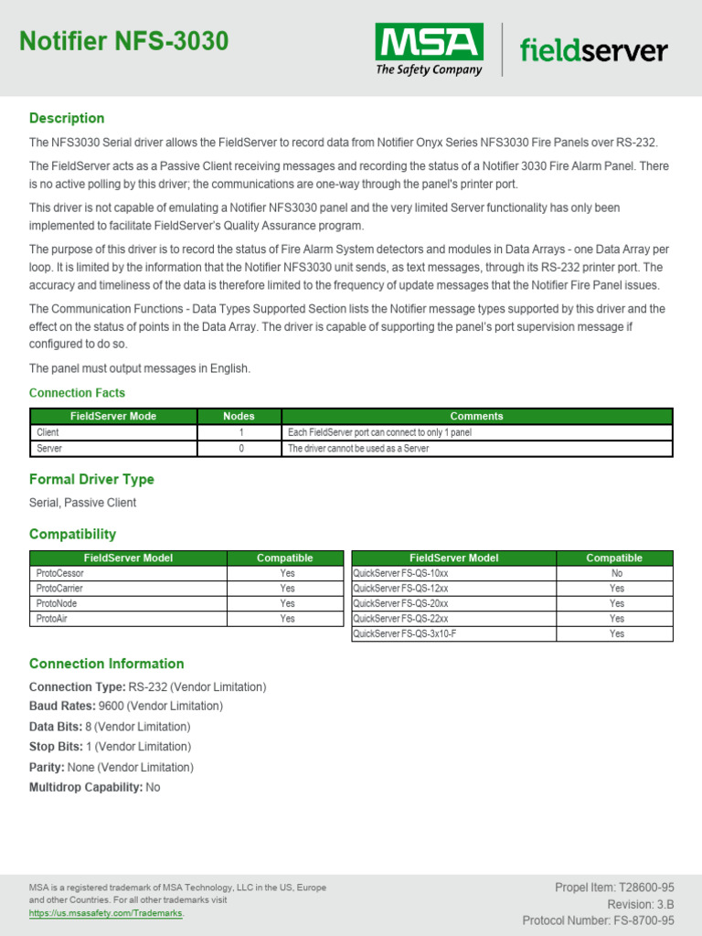 PDS Notifier NFS-3030 | Download Free PDF | Security Alarm | Server (Computing)