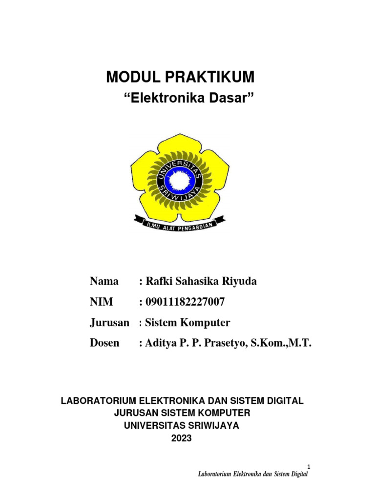 Prak Eldas 4 - Laporan Praktikum - Rafki Sahasika Riyuda - 09011182227007 - Salin | PDF