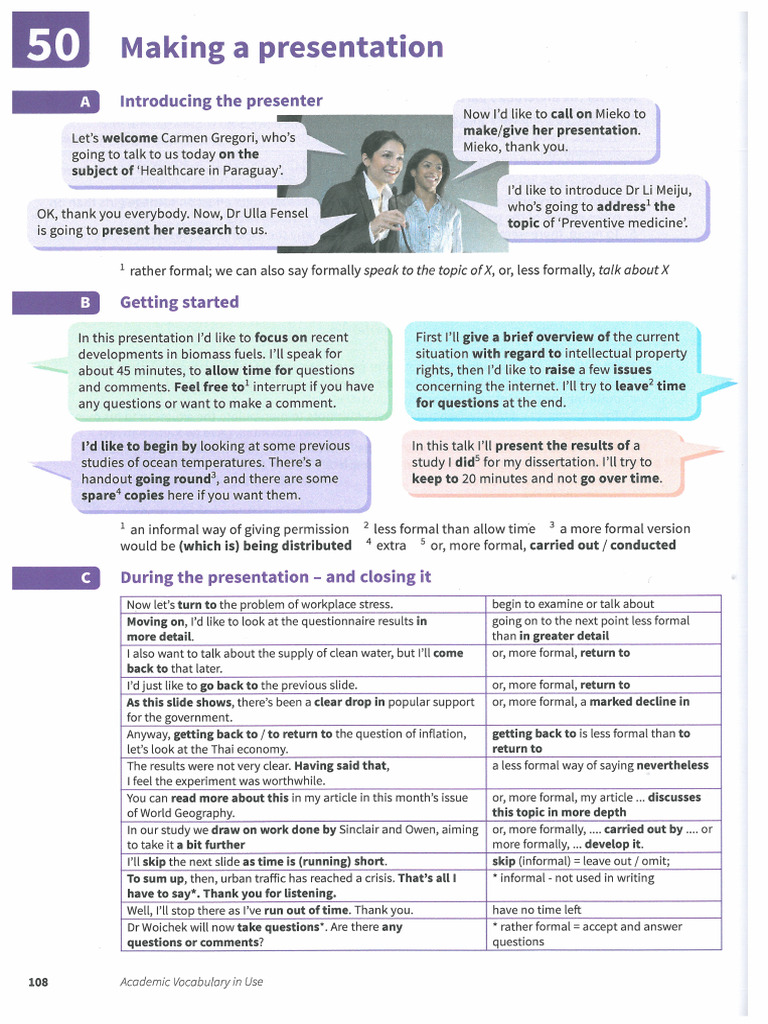 Acad Voc Use 2ed Unit 50-PRESENTATION | PDF