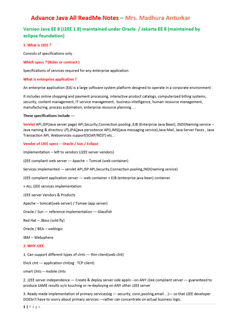 Advance Java by Madhura Anturkar | PDF | Http Cookie | Software Engineering