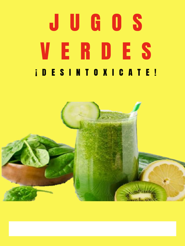 Recetario Jugos Verdes. | PDF | Alimentos