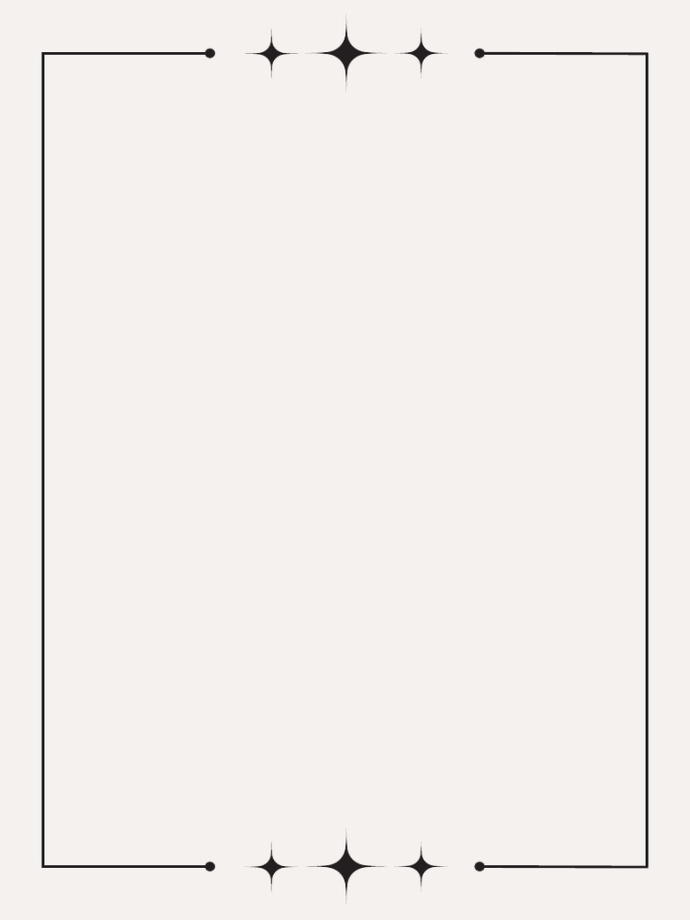 Simple Border Stationery Paper A4 Document | PDF
